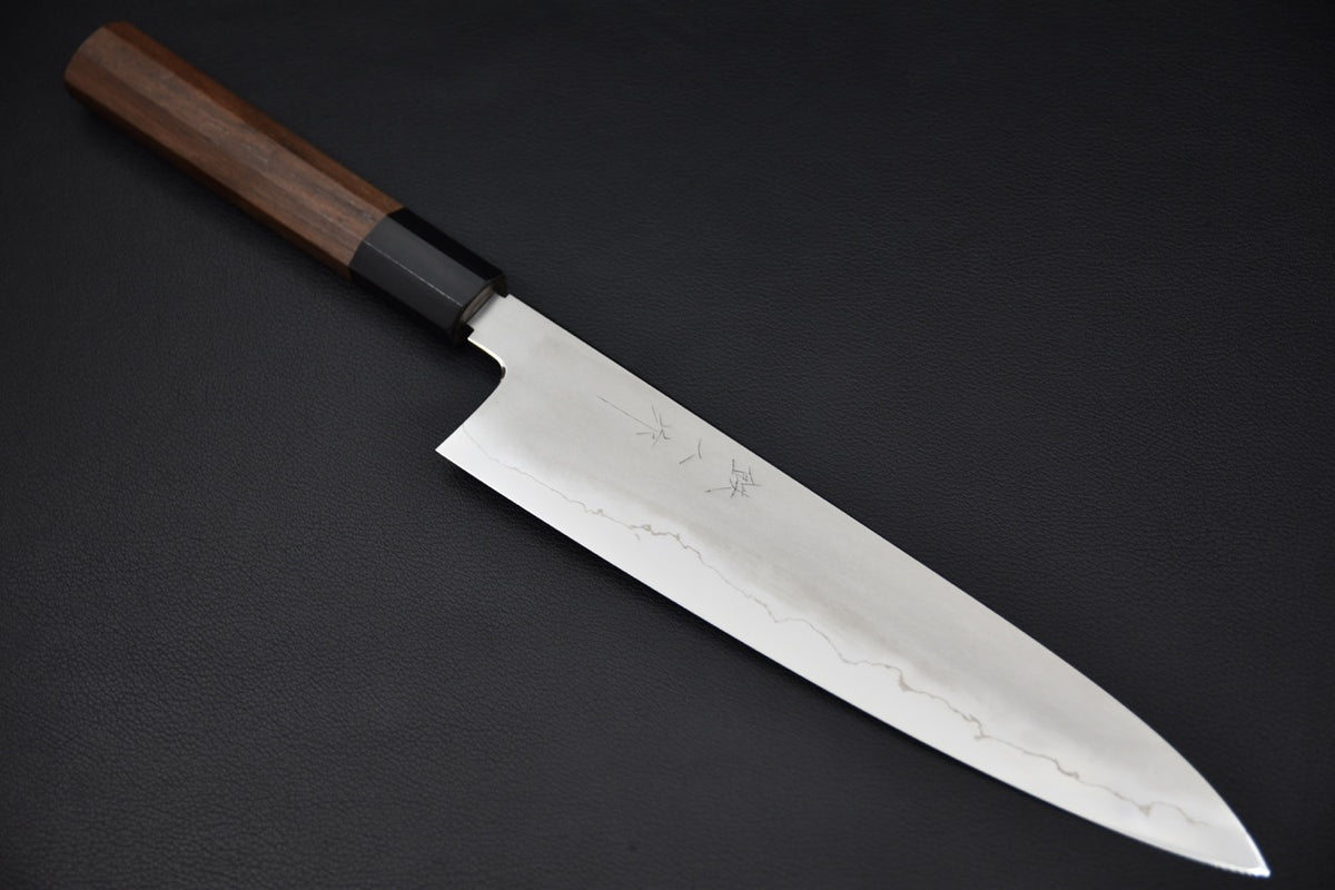 Tetsujin Ginsan Kasumi Gyuto 240mm Taihei Ebony — Stay Sharp
