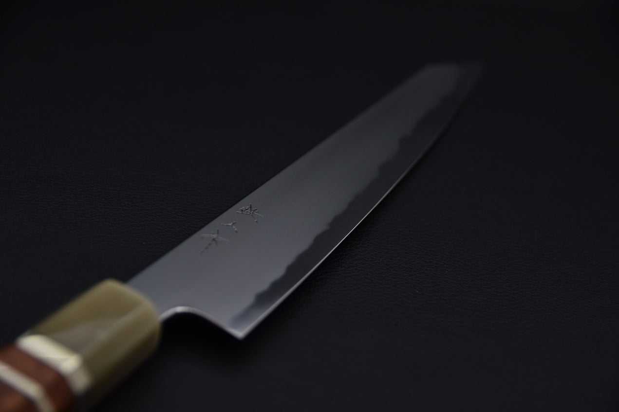 Tetsujin Hamono Kasumi Aogami #2 Sujihiki 240mm Karin — Stay Sharp
