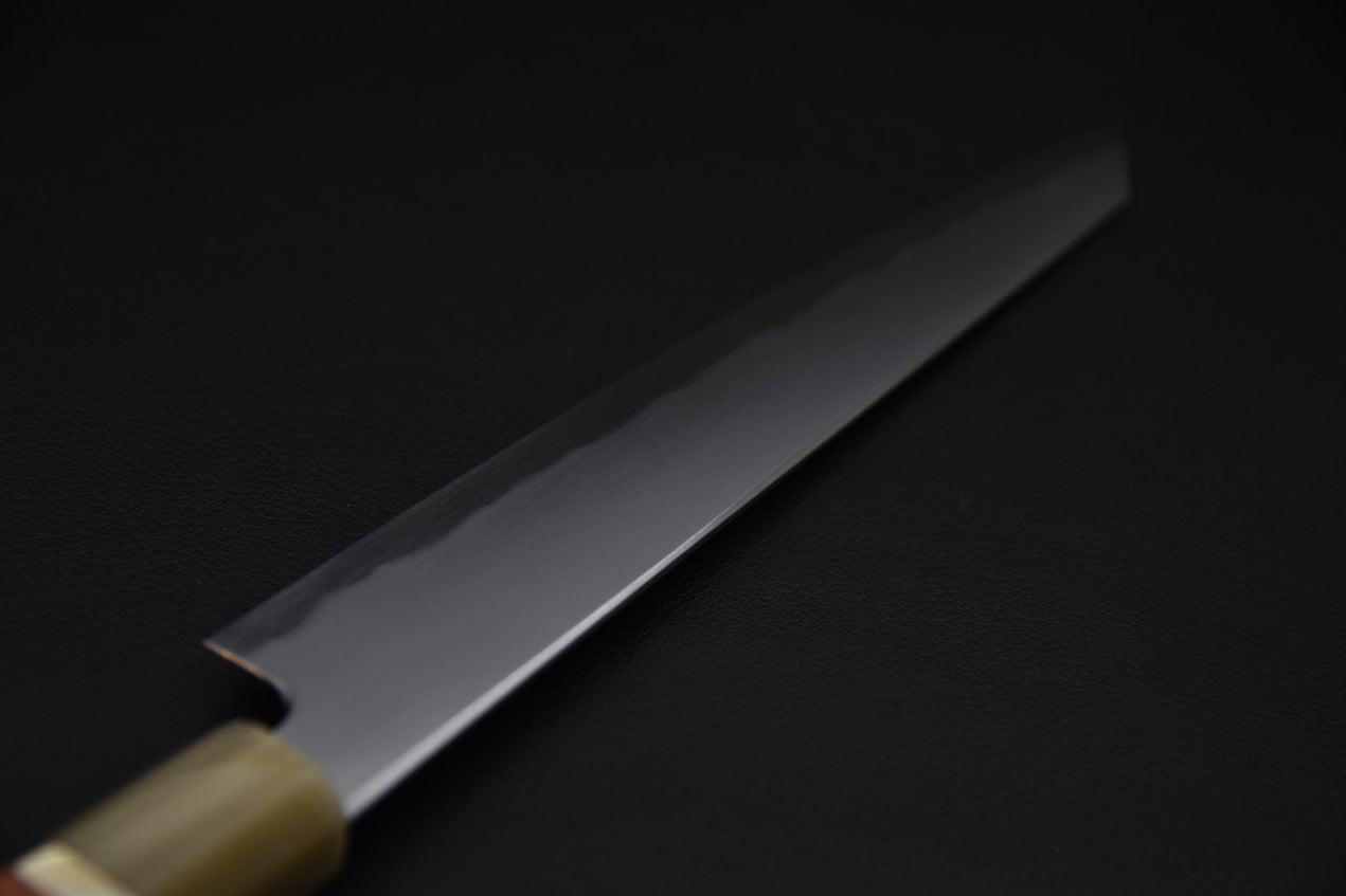 Tetsujin Hamono Kasumi Aogami #2 Sujihiki 240mm Karin — Stay Sharp
